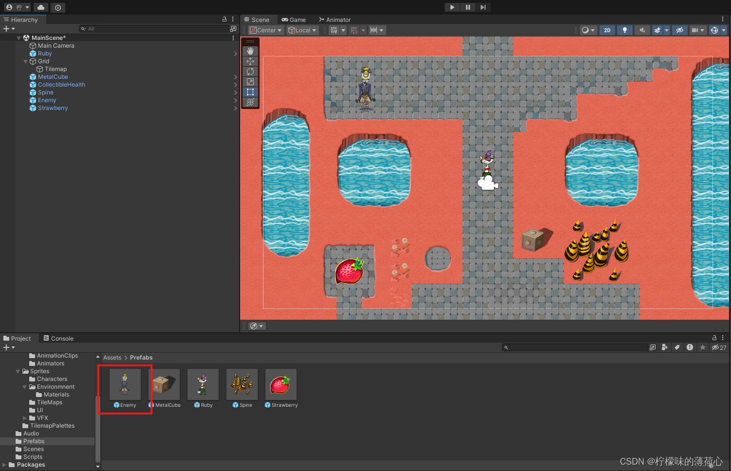 【Unity2D：C#Script】制作敌人_unity制作敌人-CSDN博客