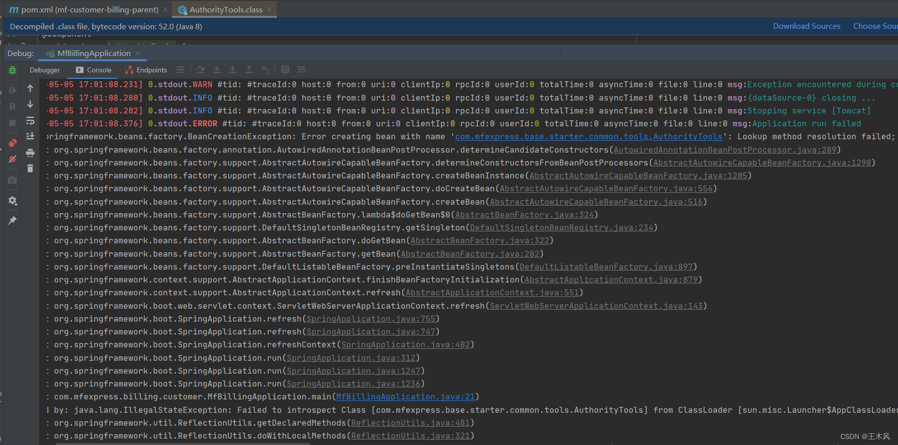 Failed to introspect Class [xxx.xxx] from ClassLoader [sun.misc.Launcher$AppClassLoader@18b4aac2 ...