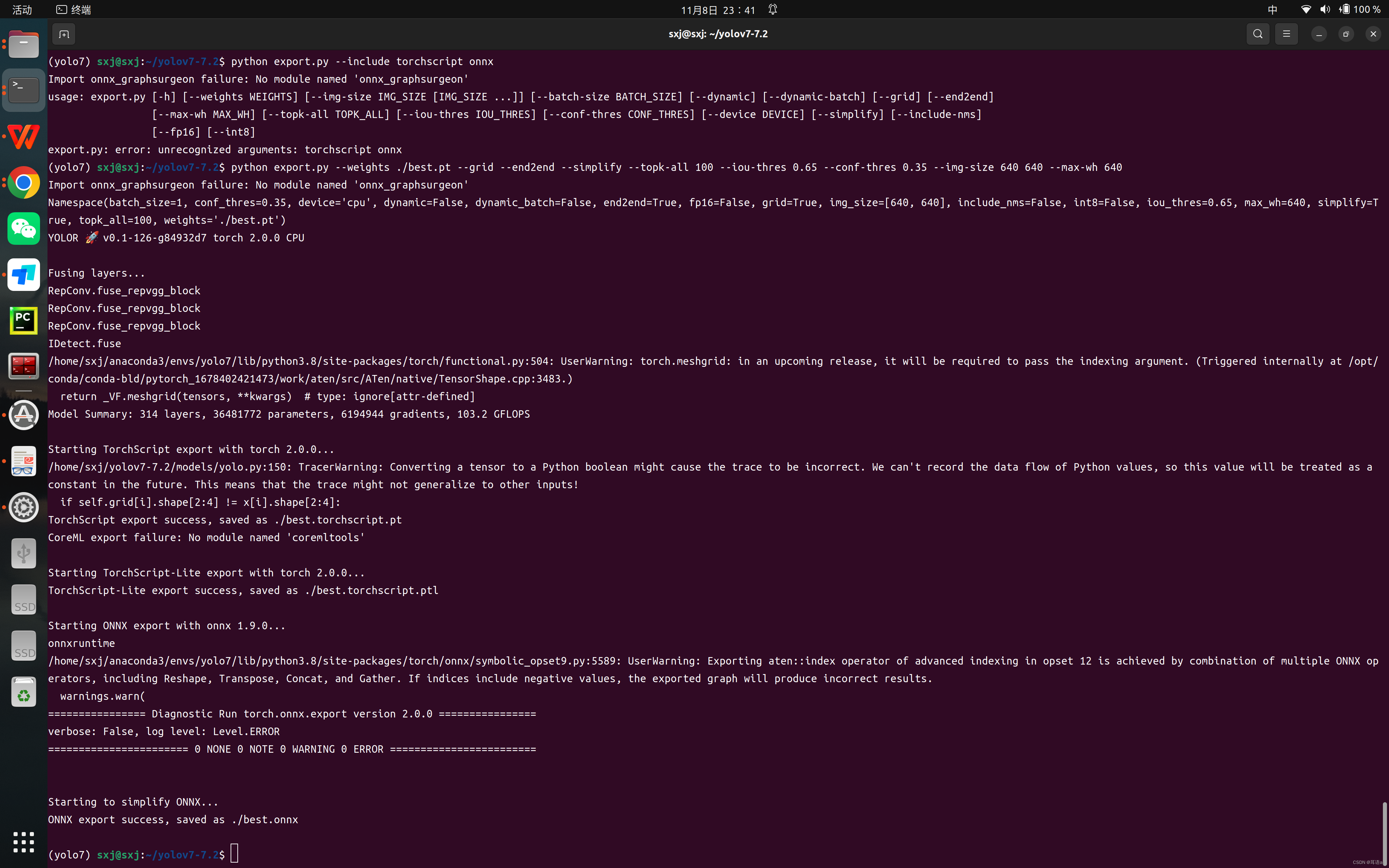 yolo7的模型转换权重pt文件转onnx_best.onnx 和best.pt区别-CSDN博客