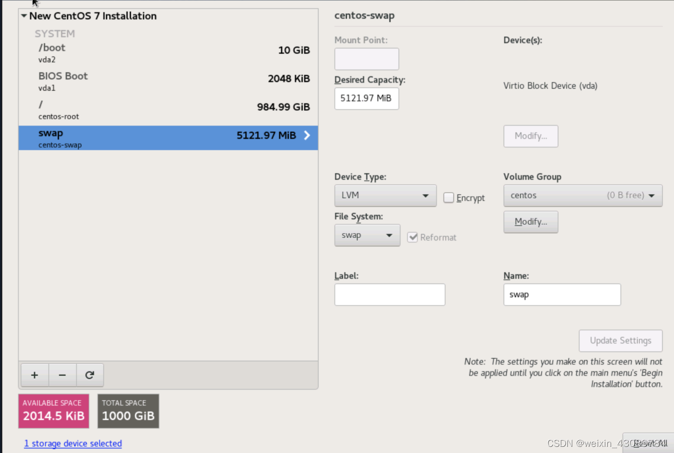 Centos7使用GPT格式分区表安装操作系统_centos7 gpt分区安装-CSDN博客