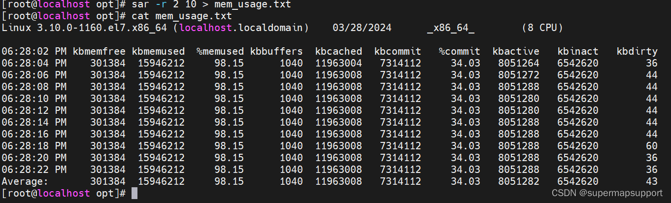 性能监控工具--sysstat使用-CSDN博客