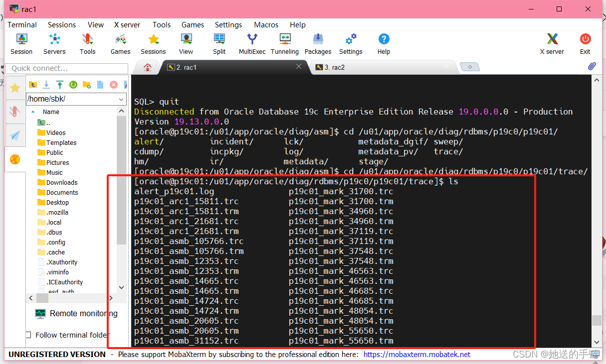 Oracle 19c RAC集群相关日志_19c rac grid日志-CSDN博客