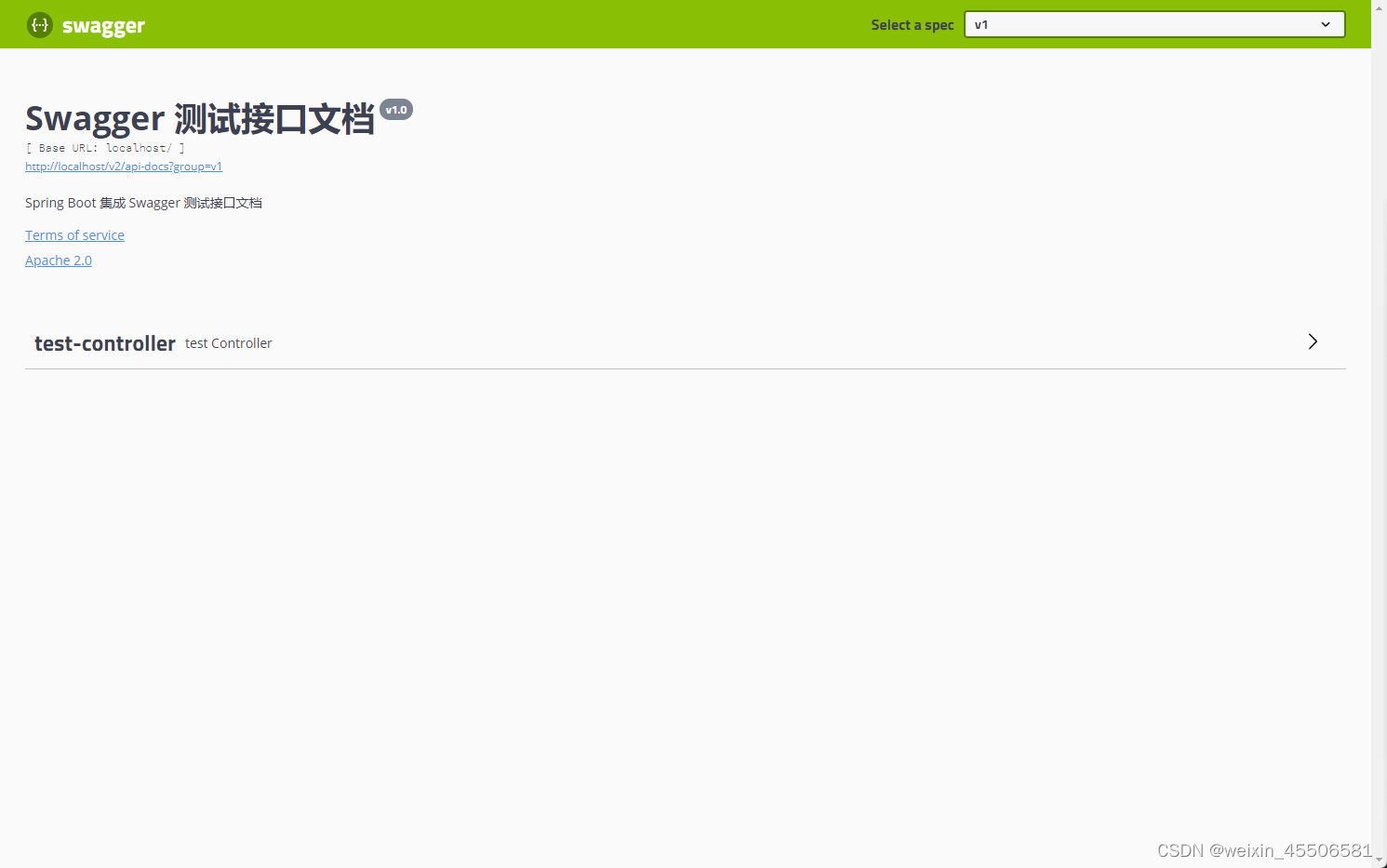 SpringBoot集成Swagger 2 API文档笔记_io.swagger.annotations.api-CSDN博客
