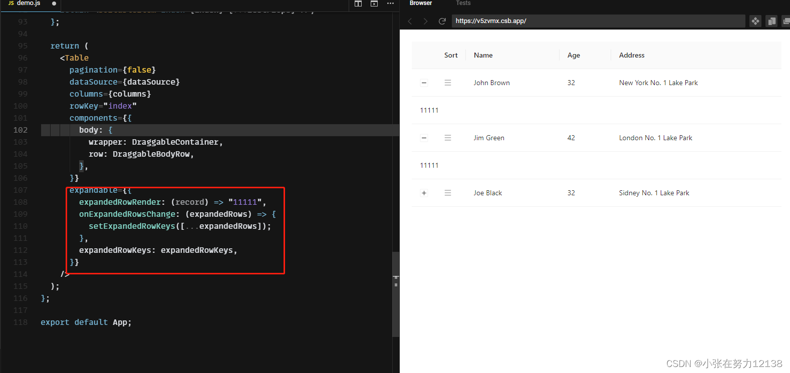 关于antd Table组件拖拽和展开功能同时使用时，展开之后不能收回的问题_antd table的可编辑行和拖动排序同时使用时-CSDN博客