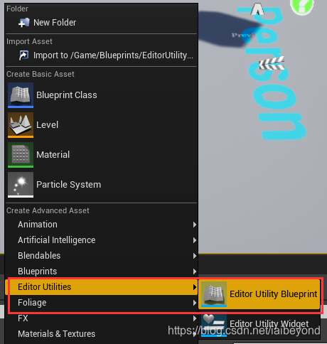 UE4 EditorUtilityBlueprint之AssetActionUtility_虚幻editorutilityblueprint使用-CSDN博客
