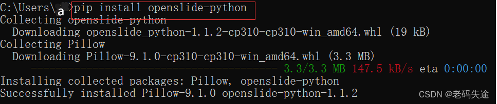 win10下最简安装openslide for python_openslide支持python版本-CSDN博客
