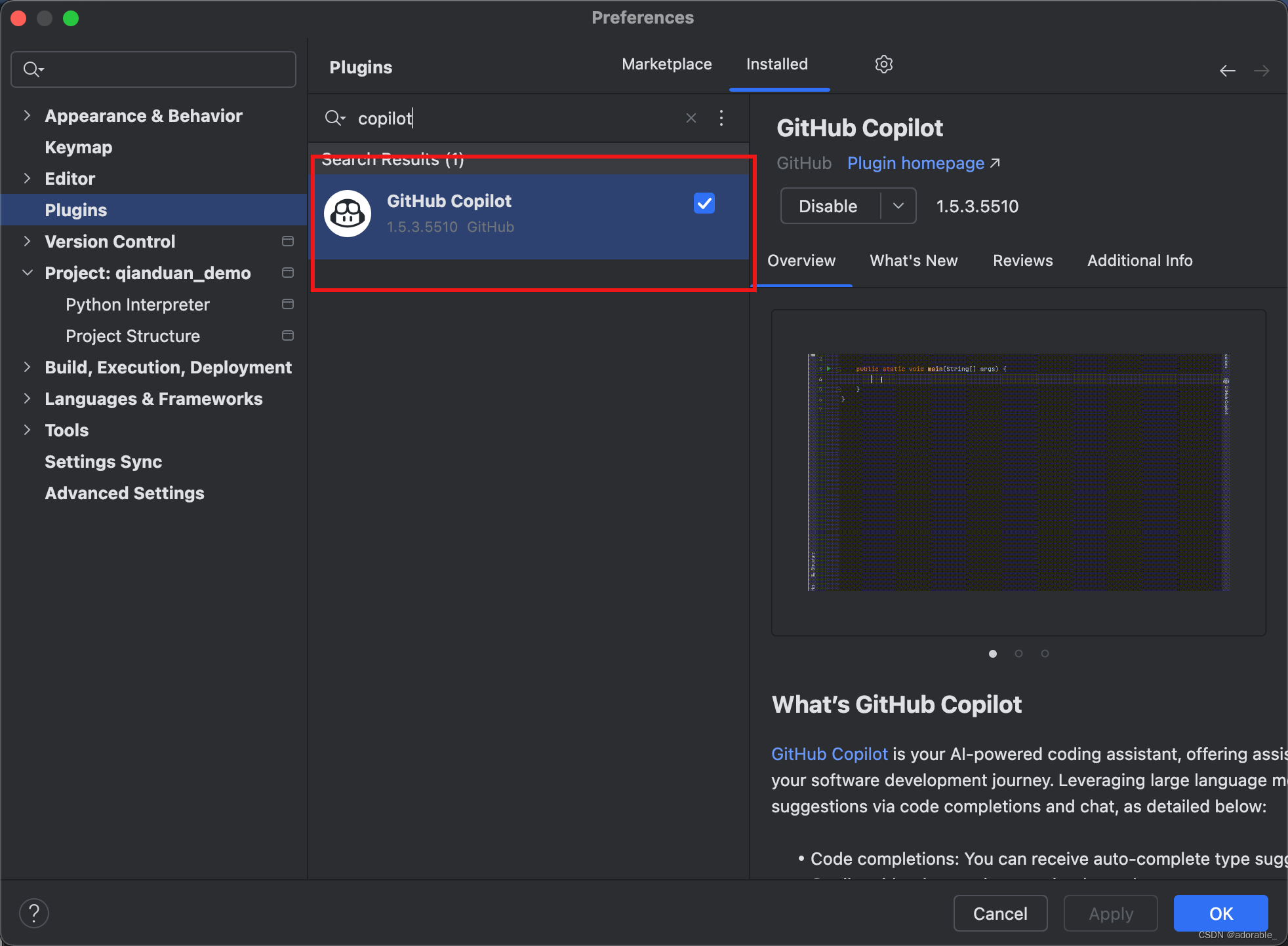 在Pycharm使用Github Copilot_pycharm github copilot-CSDN博客