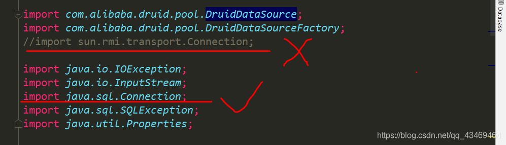 报错 com.alibaba.druid.pool.DruidPooledConnection cannot be cast to sun.rmi.transport.Connection ...