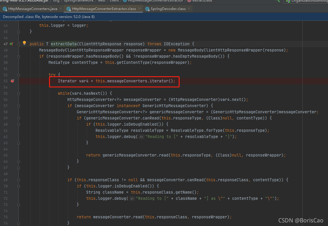 Feign - Error while extracting response for type [class java.lang ...