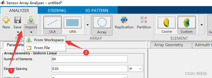 Matlab之阵列分析传感器sensorArrayAnalyzer工具箱_sensor array analyzer-CSDN博客