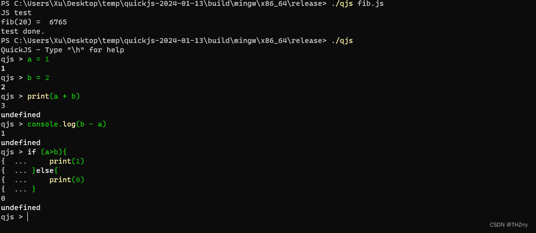 [QJS xmake] 非常简单地在Windows下编译QuickJS！_msys2编译quickjs-CSDN博客