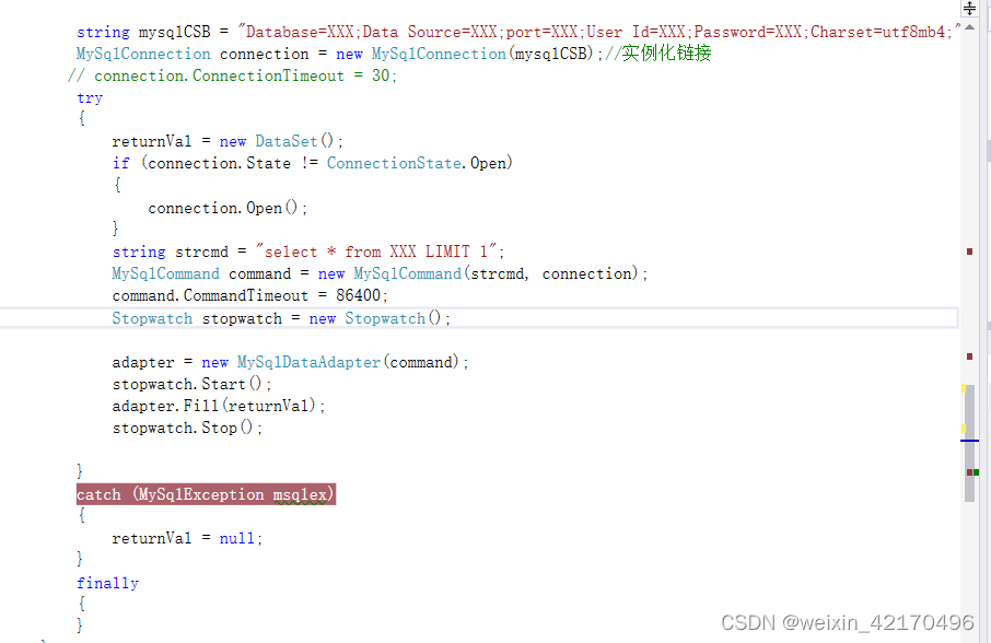 Net连接mysql字符串fatal Error Encountered Attempting To Read The Res Csdn博客 