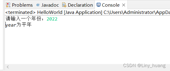 Java 输入一个年份,判断它是平年还是闰年java定义一个整形变量并赋值判断该年份是否为闰年 Csdn博客