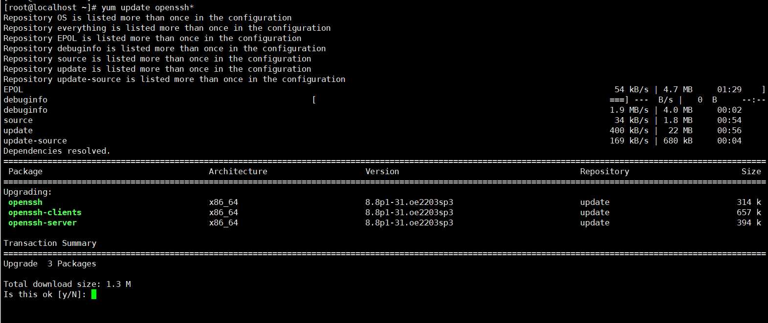 OpenEuler 22.03 LTS SP3 CVE-2024-6387 OpenSSH 漏洞修复指南_openeuler cve-2024-6387-CSDN博客