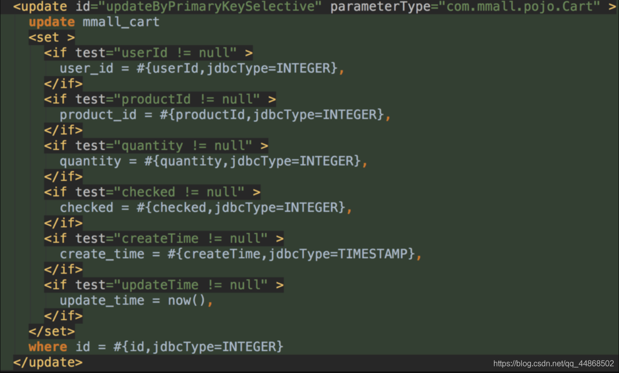 mybatis 中的updateByPrimaryKey与updateByPrimaryKeySelective ...