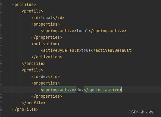 Spring Boot启动环境的配置与更改(dev,local,pro)包含单元测试环境spring Profile Dev 启动 Csdn博客