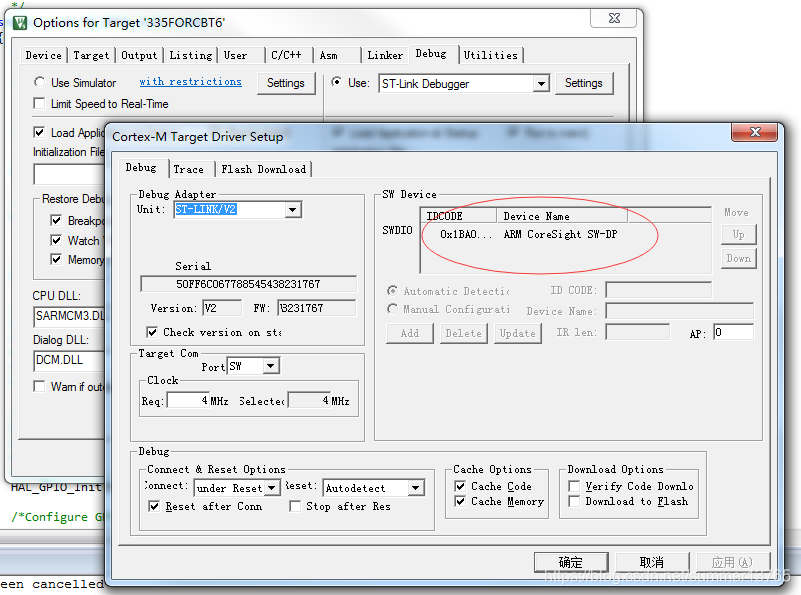 ST-LINK在MDK环境下载hex提示“Internal command error”和“Error：Flash Download failed Cortex-M3”错误的解决办法_mdk ...