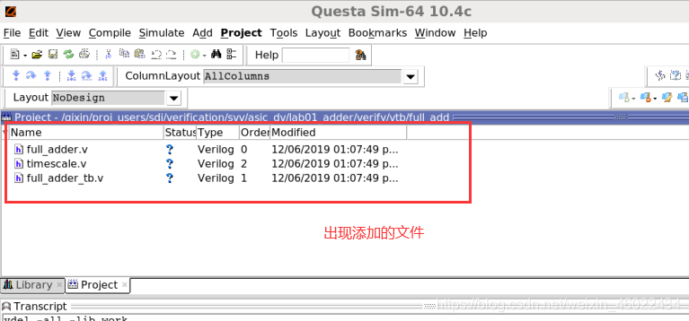Questasim的基本运用_questsim-CSDN博客