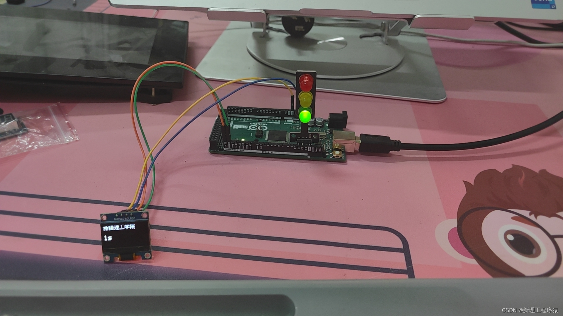 arduino MEGA2560的交通灯基础实验_arduino 2560 oled代码-CSDN博客