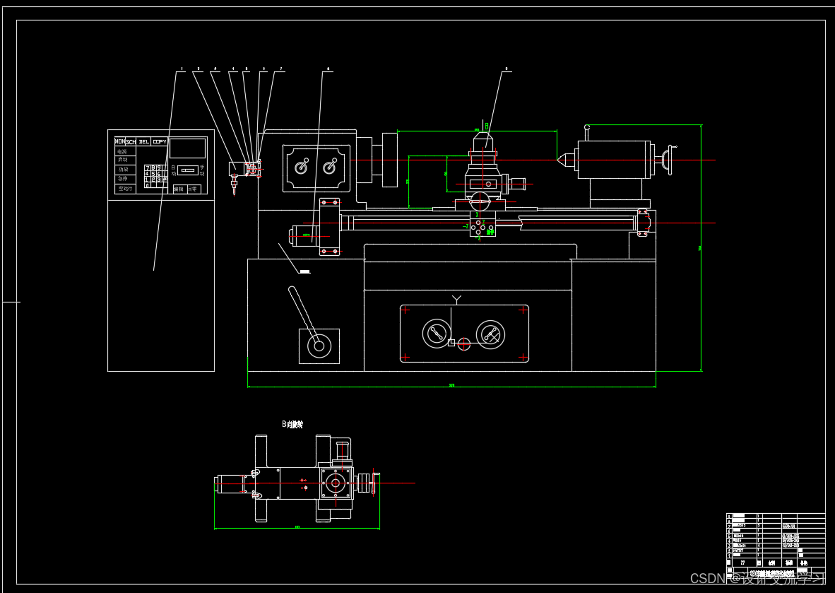 C616数控车床改造（论文 CAD图纸 加工程序 电路图 装配图 改造总方案示意图）_c616程序-CSDN博客