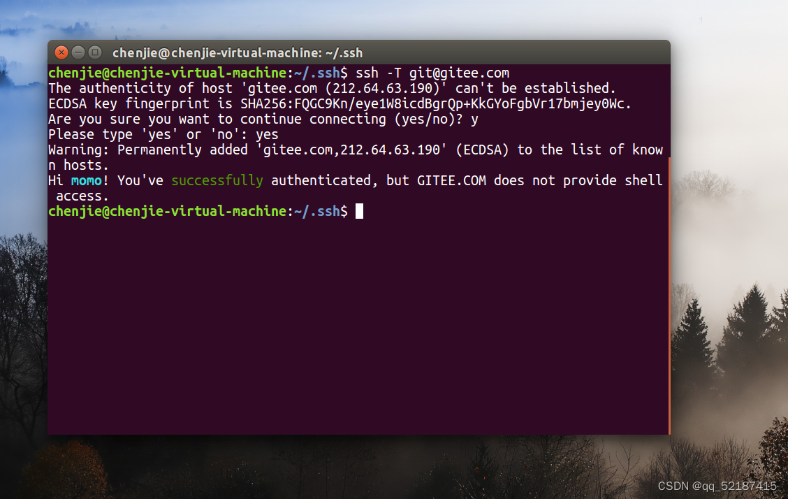 ubuntu下使用git上传代码到gitee_用ubuntu将文件上传到git仓库-CSDN博客