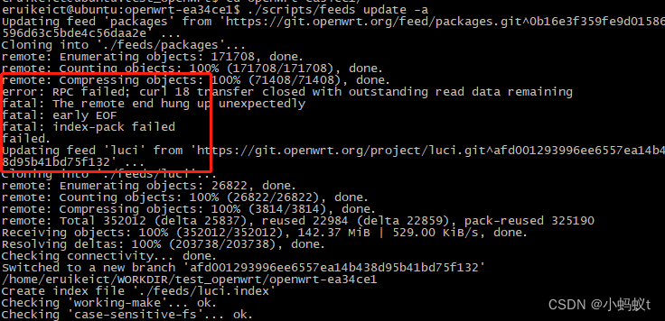 Ubuntu下编译openwrt的过程出错及解决_recipe for target 'menuconfig' failed-CSDN博客