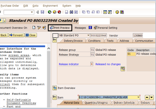 SAP PO中如何打印预览，找到Message type以及找到驱动程序和Form输出程序_sap po打印-CSDN博客
