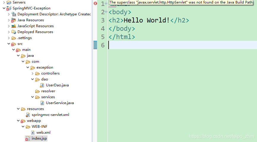 Springmvc第六章：springmvc的全局异常处理springmvc全局异常处理 Csdn博客