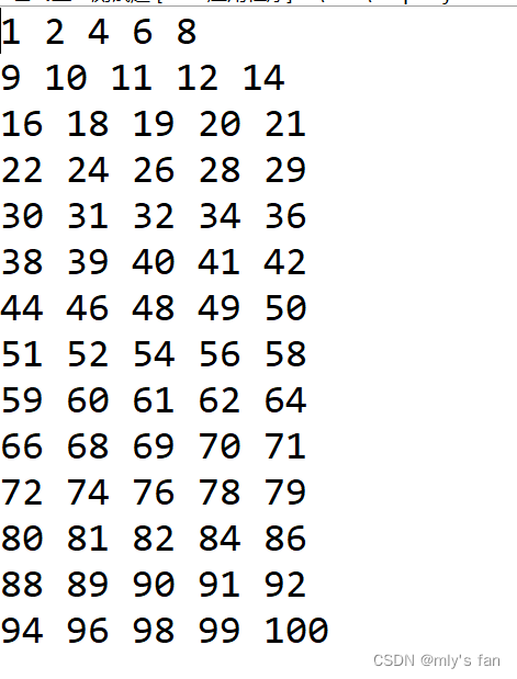 （Java）打印100以内除了尾数为3,5,7的所有数_用java100以内除了尾数为3,5,9的所有数-CSDN博客