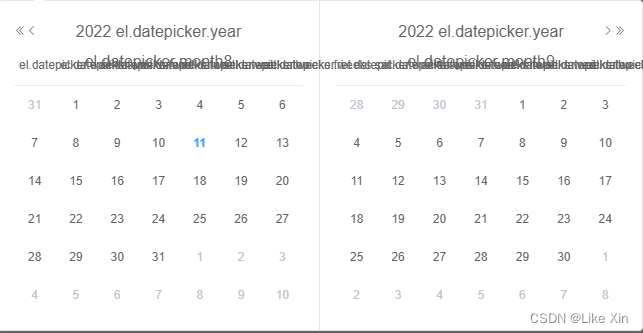 Vue+Element UI的国际语言插件i18n导致DatePicker日期控件英文错乱_vue element-ui el-date-picker 局部配置英文-CSDN博客