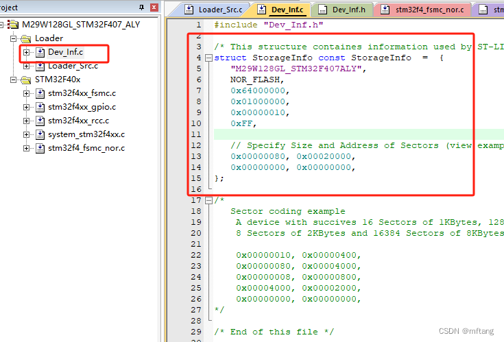 设计NOR Flash（FMSC接口）的Flashloader(MCU: stm32f4)-CSDN博客