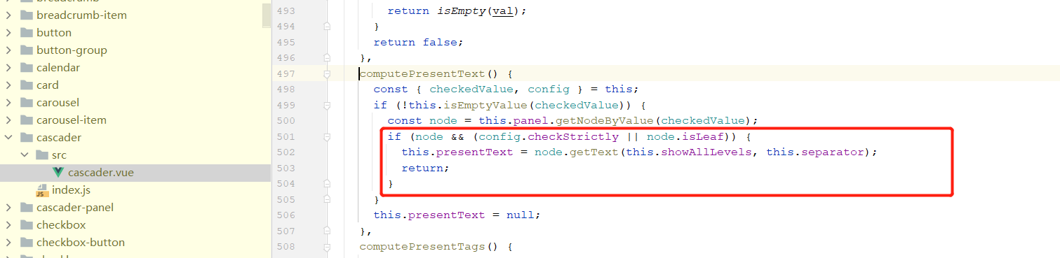 关于Elementui Cascader非叶子节点显示空白解决方案_el-cascader leaf-CSDN博客