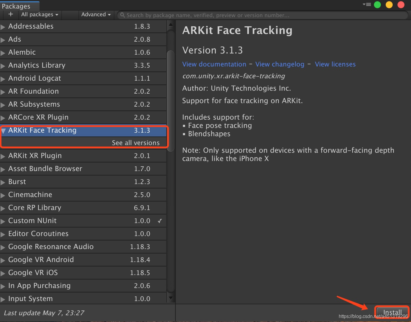 ARFoundation系列讲解-03环境配置之iOS-CSDN博客