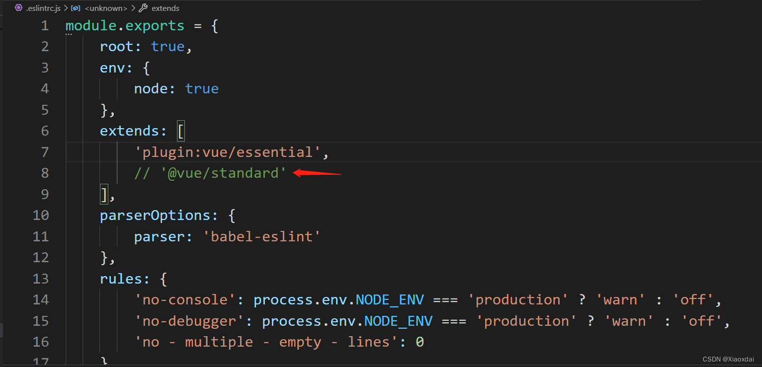 开发中出现error Expected indentation of 2 spaces but found 4 indent-CSDN博客