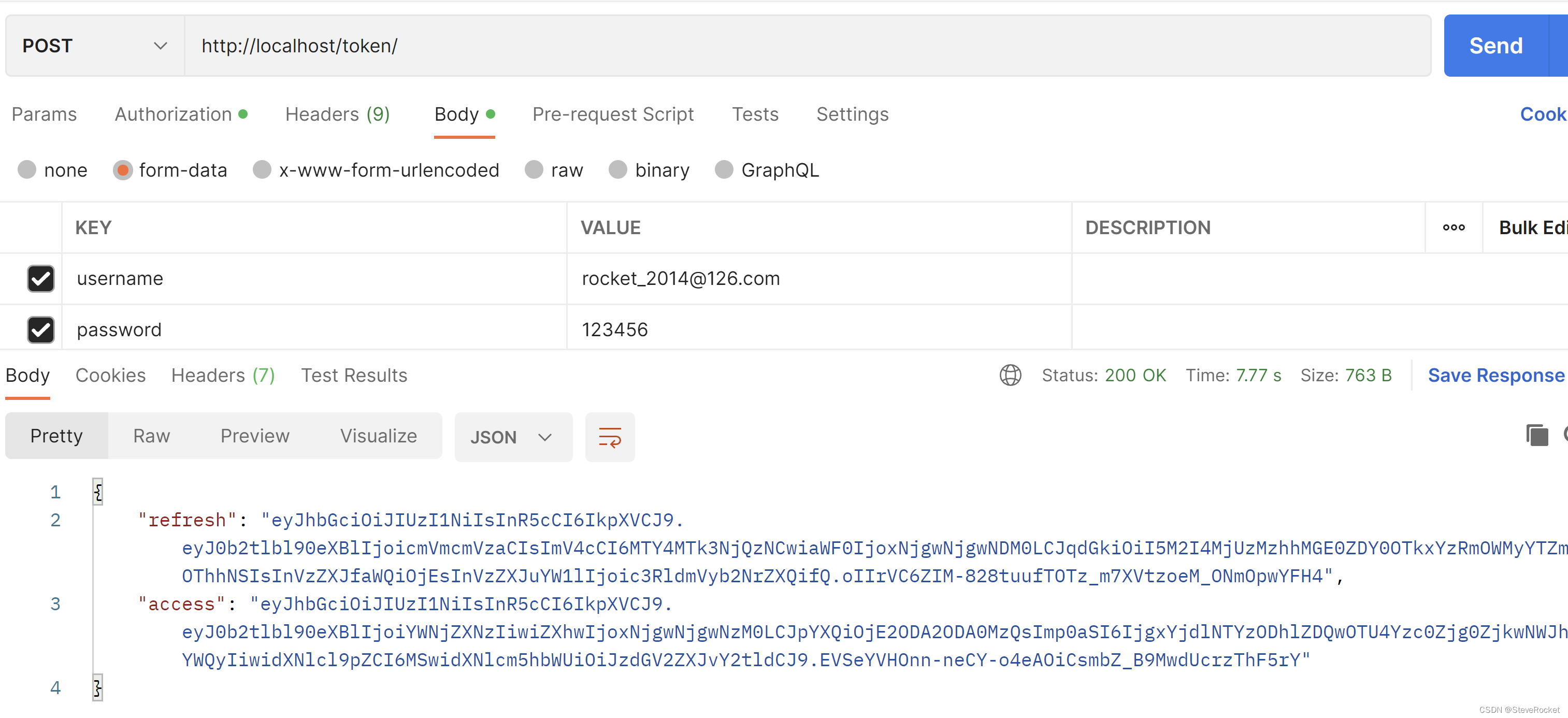 7、DRF实战总结：JWT认证原理和使用及第三方库simplejwt 的详解（附源码）-CSDN博客
