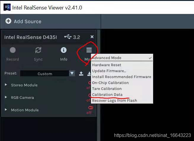 T265/D435i相机和相机与IMU参数获取，也可以通过realsense-viewer直接获取_获取t265-CSDN博客
