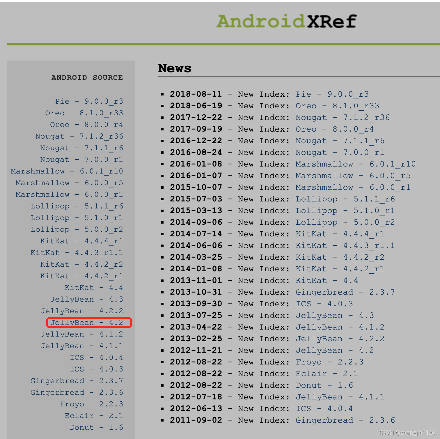 如何通过Androidxref在线查看Android Framework源代码-CSDN博客