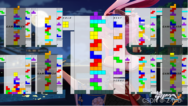 多人联机的俄罗斯方块游戏（C++），游戏规则模仿任天堂Tetris99，基于qt，kcp，protobuf，qslog。_俄罗斯方块联机-CSDN博客
