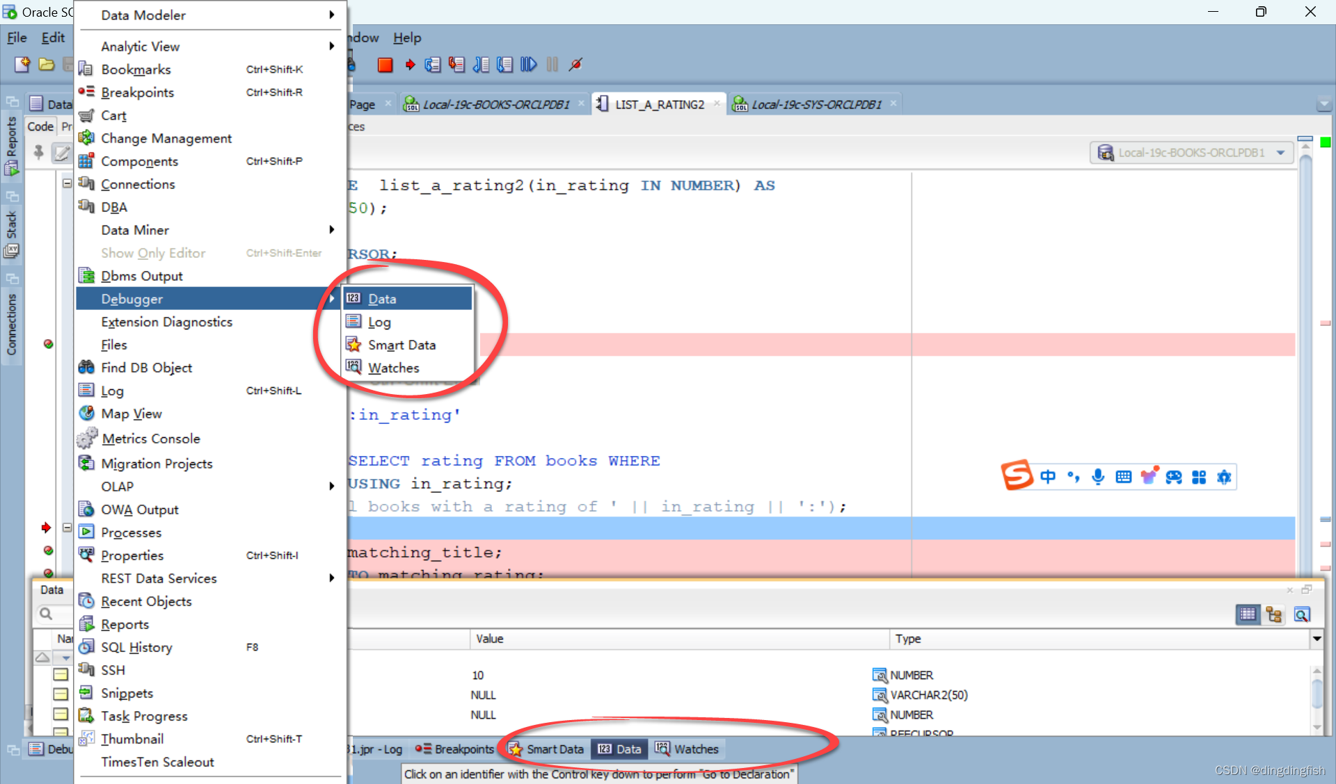 在SQL Developer中调试存储过程_oracle sql developer调试存储过程-CSDN博客
