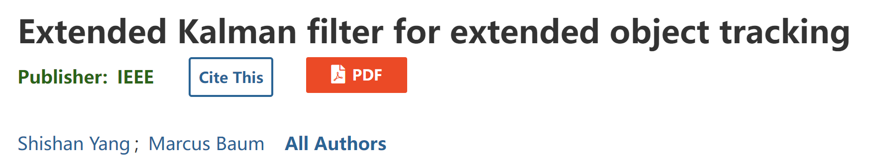 扩展卡尔曼滤波器用于扩展物体跟踪（Matlab代码实现）_extended kalman filter for extended object trackin-CSDN博客