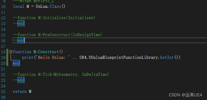UE4 unlua学习笔记_ue4 如何使用lua-CSDN博客