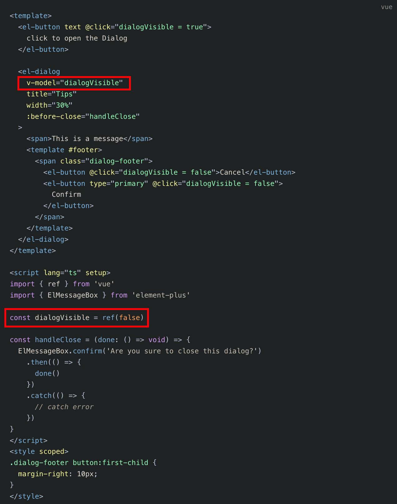 element-plus中el-dialog导致props报错问题解决_unexpected mutation of "detail" prop-CSDN博客