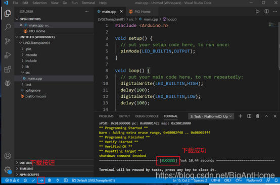 LVGL移植到基于VSCode的platformio工程的STM32L476 Nucleo开发板（st7789显示驱动）_platformio lvgl-CSDN博客