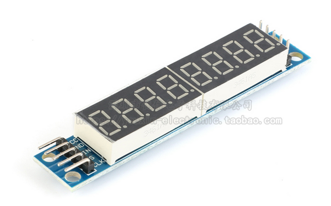 物联网开发笔记（81）- 使用Micropython开发ESP32开发板之通过SPI接口控制MAX7219八位共阴数码管模块_esp32控制max7219程序c代码-CSDN博客