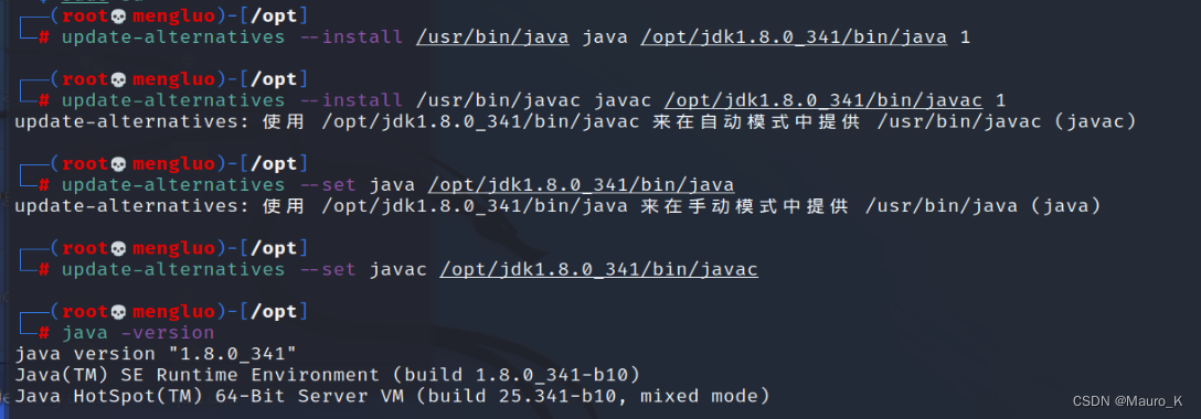 kali安装jdk8和切换jdk版本和4.0版本冰蝎的使用_kali安装java8-CSDN博客