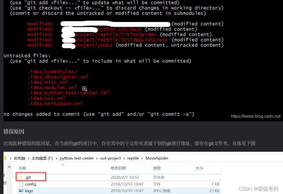 modified content, untracked content-CSDN博客