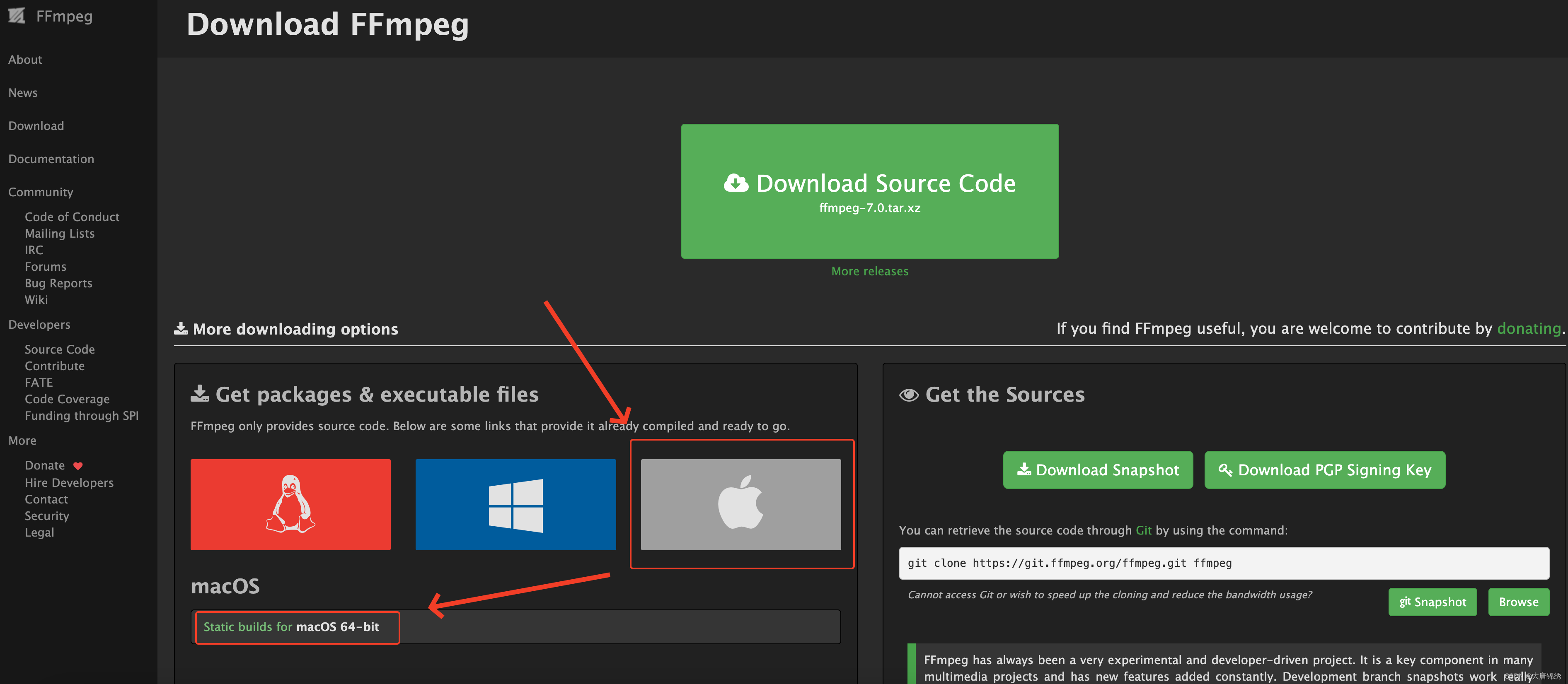 MacOS快速安装FFmpeg，并使用FFmpeg转换视频_ffmpeg mac-CSDN博客