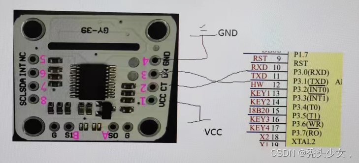 GY39测量温湿度和光照强度用C51单片机实现-CSDN博客