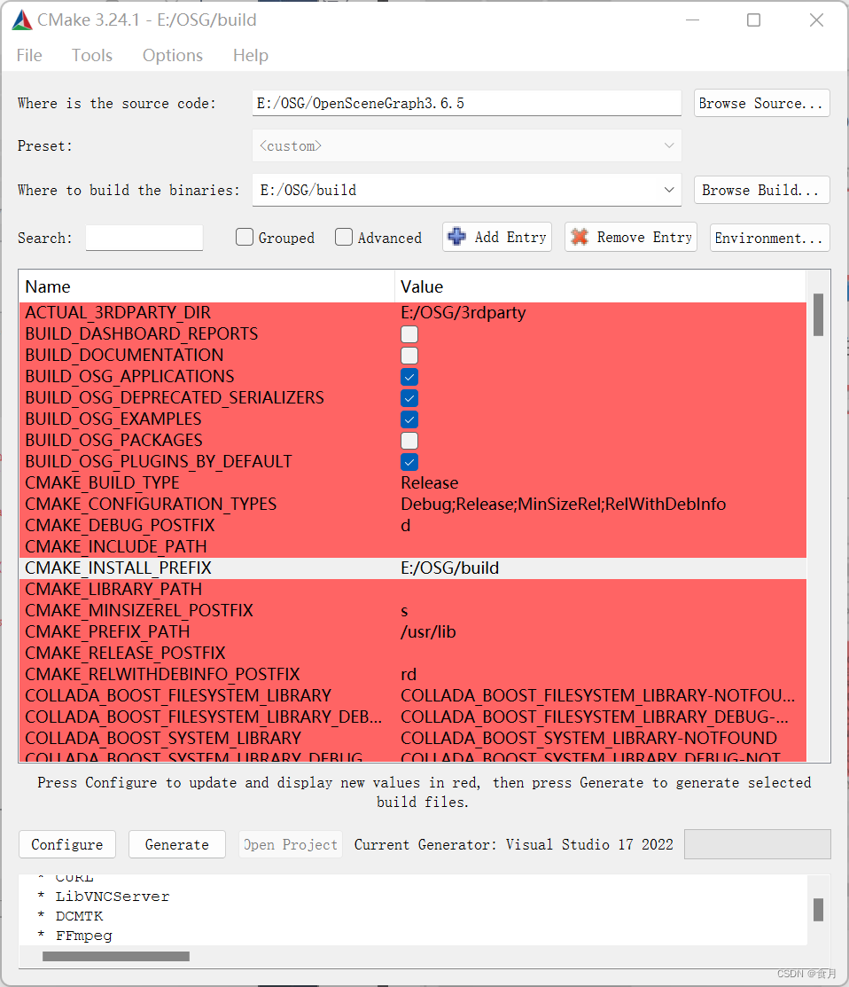 OSG-OpenSceneGraph在WIN10与VS2022下的部署（OSG3.6.5+VS2022+Win10_x64）个人笔记详细_windows安装openscenegraph-CSDN博客