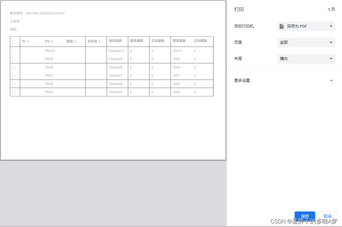 【Vue】Vue 使用 Print.js 打印选中区域的html，用到的是Element ui table表格，解决页面样式不出现或者table表格样式错乱问题！！！_print-js ...
